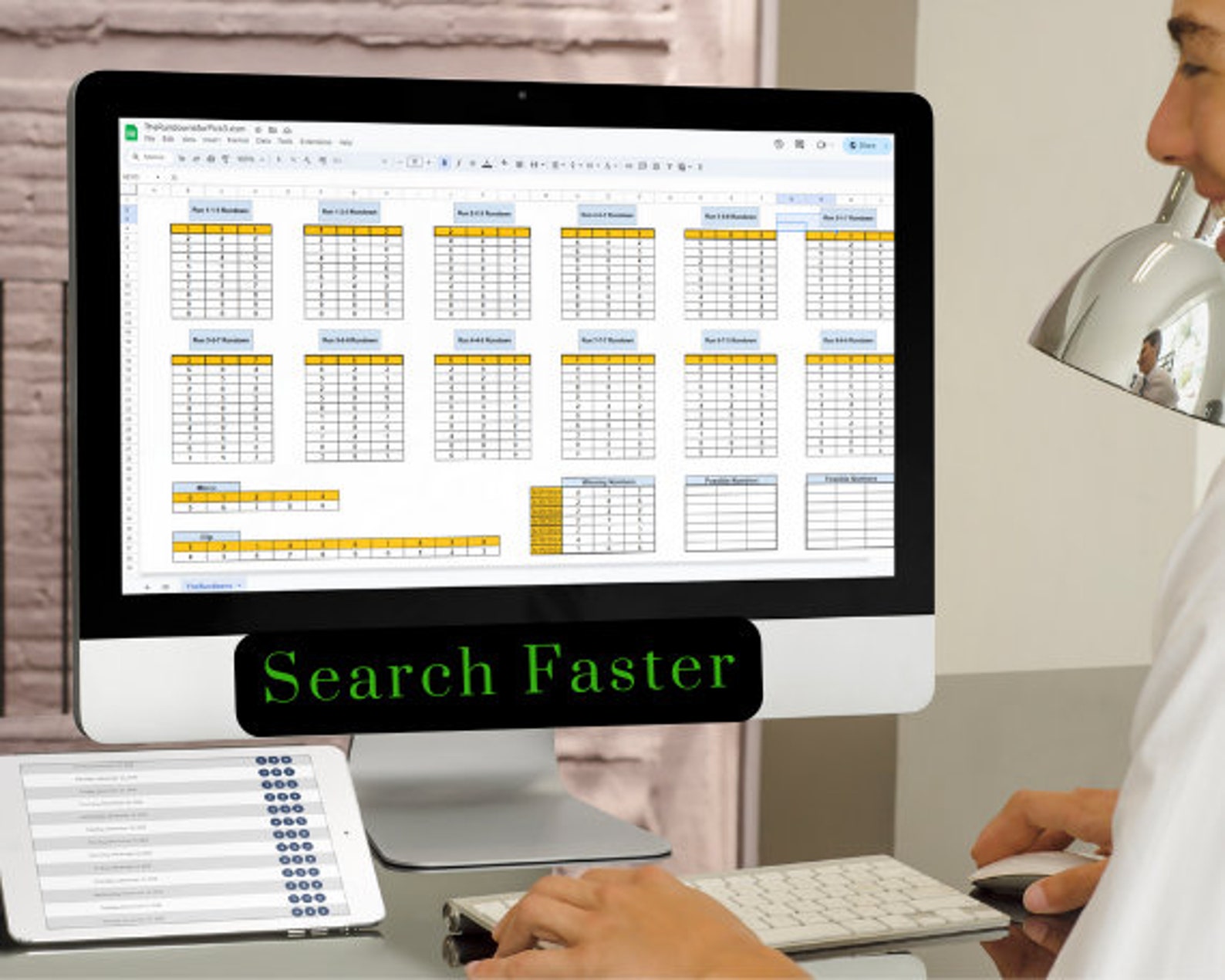Pick 3 Lottery - Automated Rundown Creator (2025) Google Sheet - Etsy