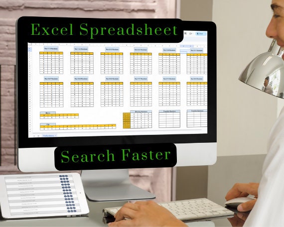 Pick 3 Lottery - Automated Rundown Creator - Excel Spreadsheet - Etsy