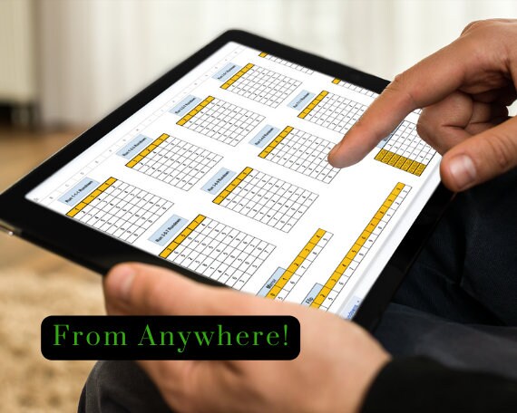 Pick 3 Lottery - Automated Rundown Creator (2025) Google Sheet - Etsy