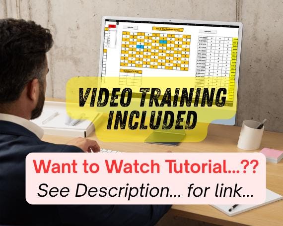 Pick 3 Lottery System: Automated Excel Spreadsheet With Rundown & Story ...