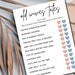 Black & White Baby Shower Game Bundle, Baby Shower Games, Shower Games ...