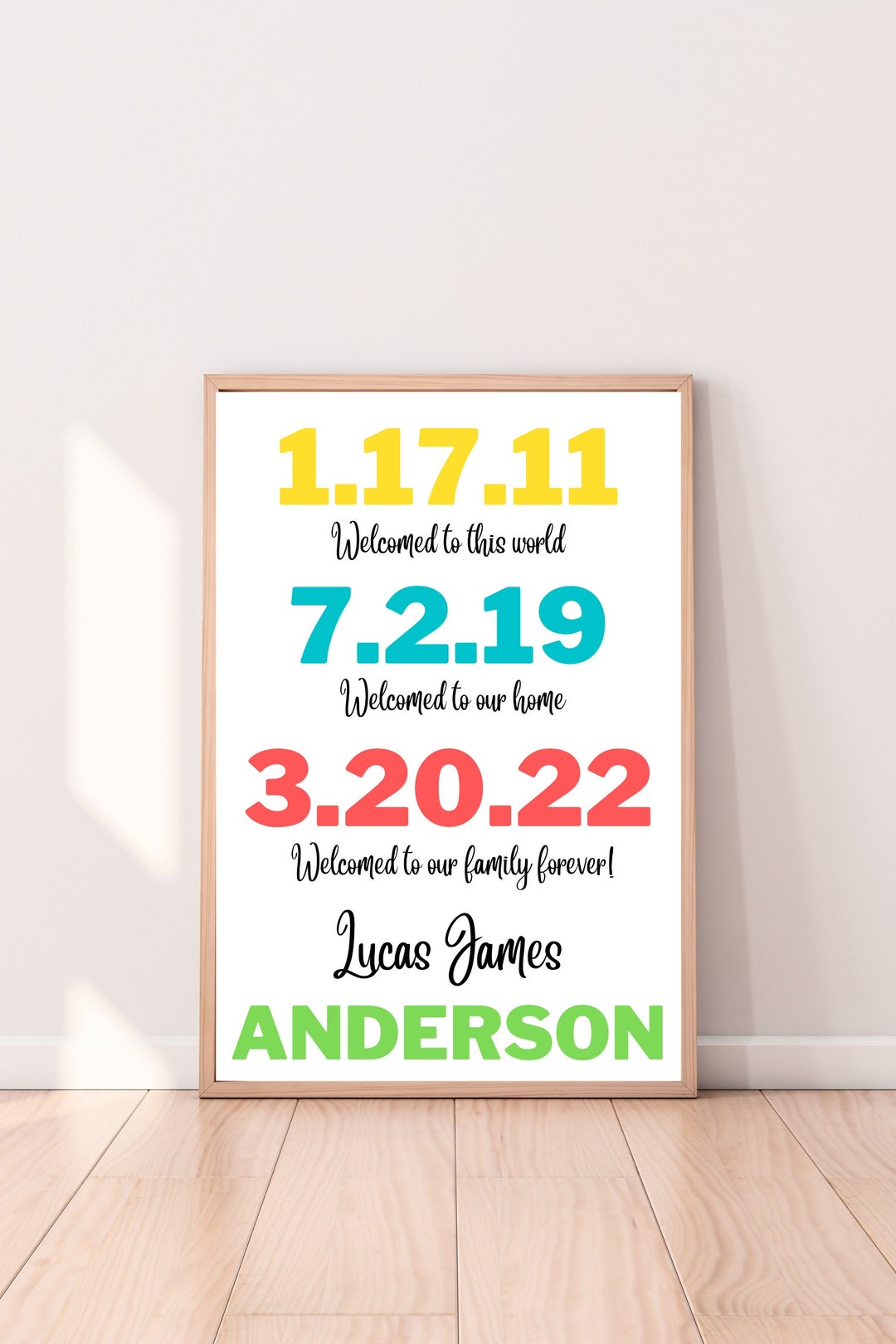 Adoption Sign, Foster Care Adoption Sign, Editable Template via Canva ...