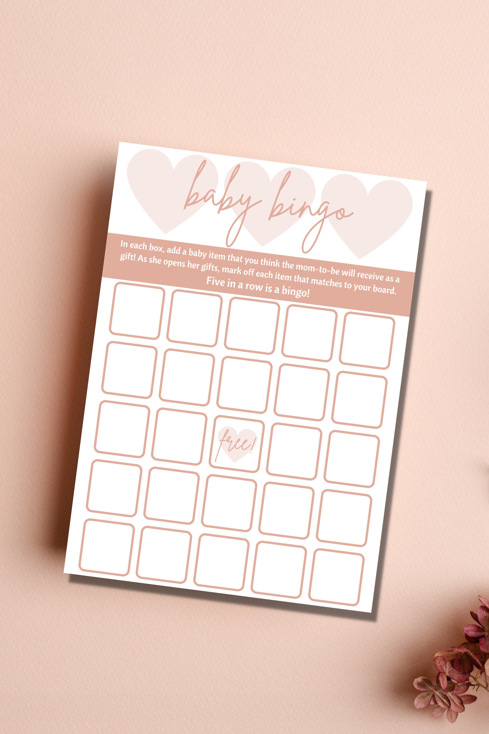 Pink Baby Shower Games, Baby Shower Games Bundle, Baby Shower Games ...