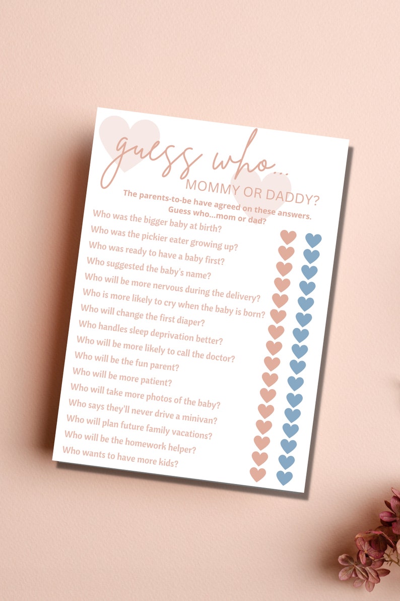 Pink Baby Shower Games, Baby Shower Games Bundle, Baby Shower Games ...