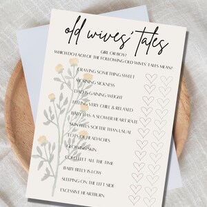 Baby in Bloom Baby Shower Game Bundle, Wild Flower Baby Shower Games ...