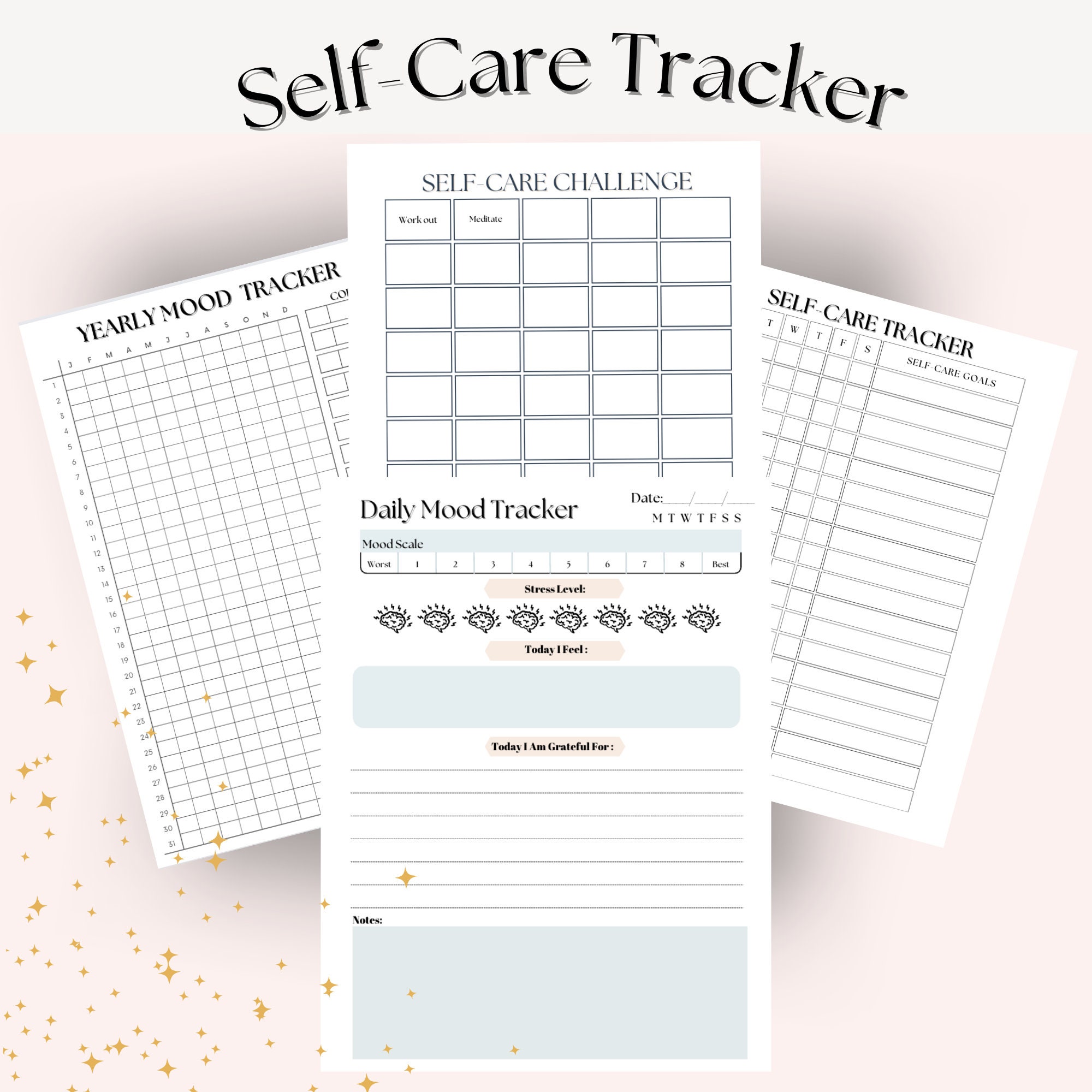 Mood Tracker Self Care Checklist The Daily Wire Daily Mood Tracker