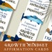 Growth Mindset Affirmation Card Deck, Vision Board Printable Pdf, Cards ...