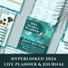 Hyperlinked 2024 Life Digital Yearly Planner, New Years Goal Setting ...