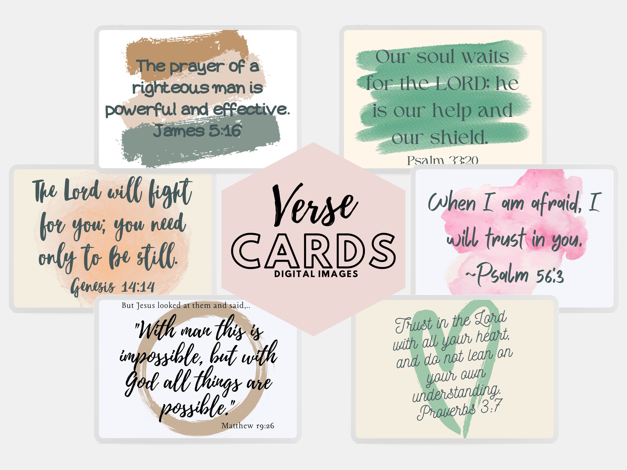 Bible Verse Cards - Etsy