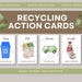 Recycling Action Cards: Earth Day Gross Motor Game (digital Download ...