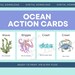 Ocean Movement Cards, Toddler Activity, Calming Corner Activity, Kids ...