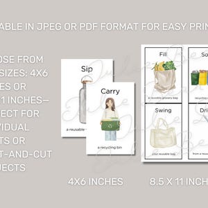 Recycling Action Cards: Earth Day Gross Motor Game (digital Download ...