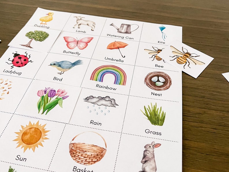 Farm Animal Matching Printable Memory Games Montessori Materials ...