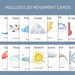 Watercolor Weather Movement Cards: Montessori Homeschool Activity ...
