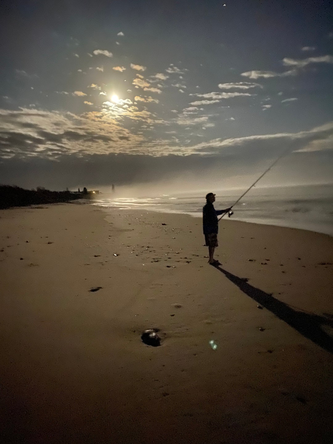 Original Photograph Stock Photo Fishing Midnight Fishing Summer Nights ...