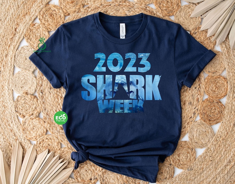 Ocean Print 2023 Shark Week 2023 Matching Shirts, Funny Shark Week ...