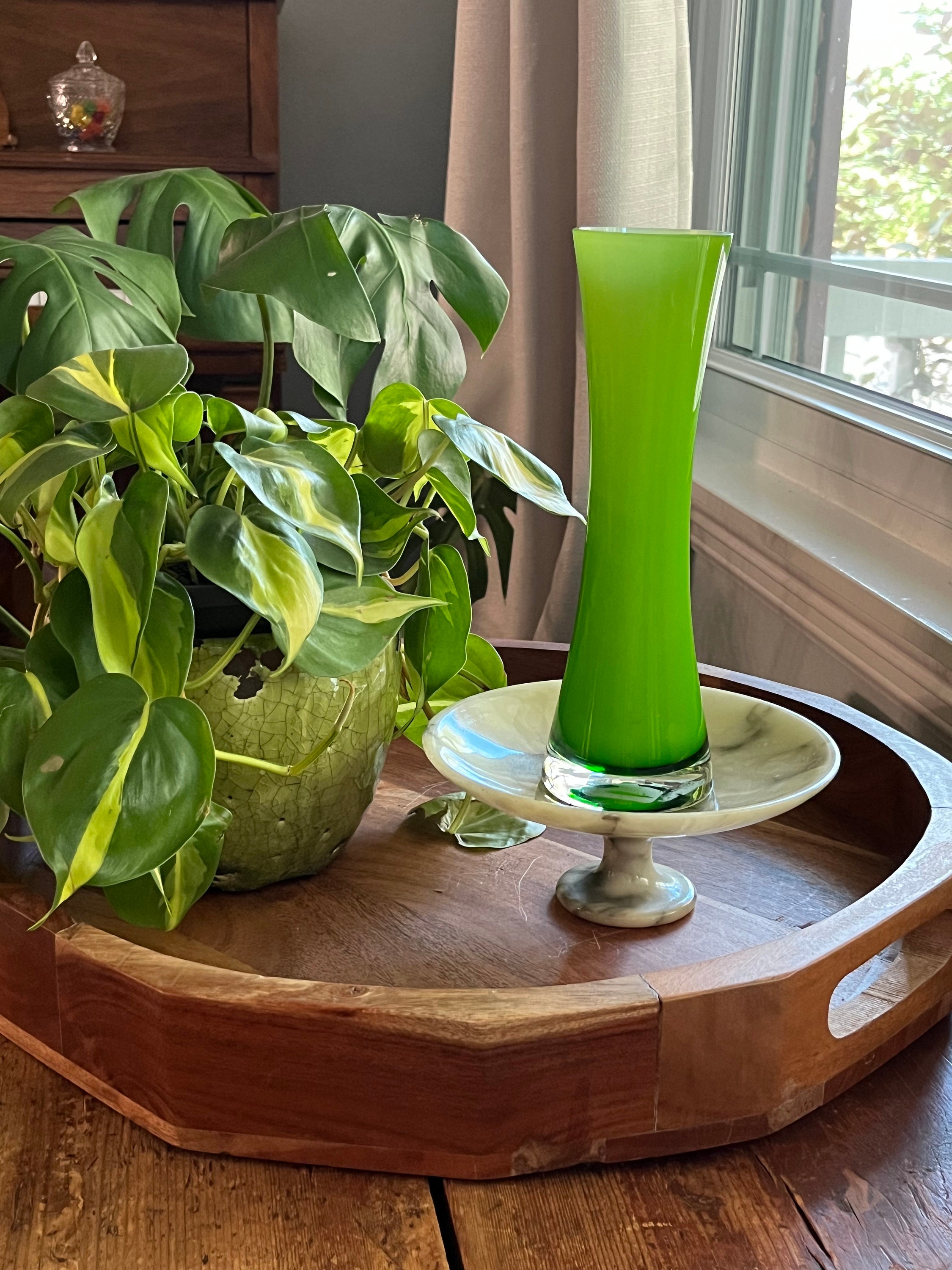 LSA Cased Green Glass Vase - Etsy