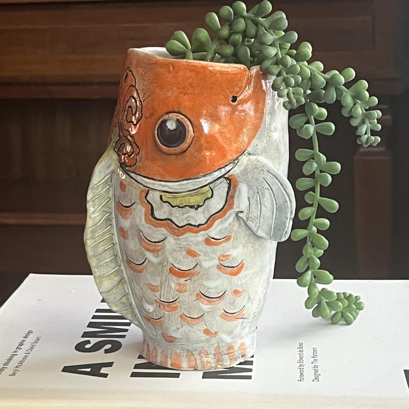 Fish Vase - Etsy