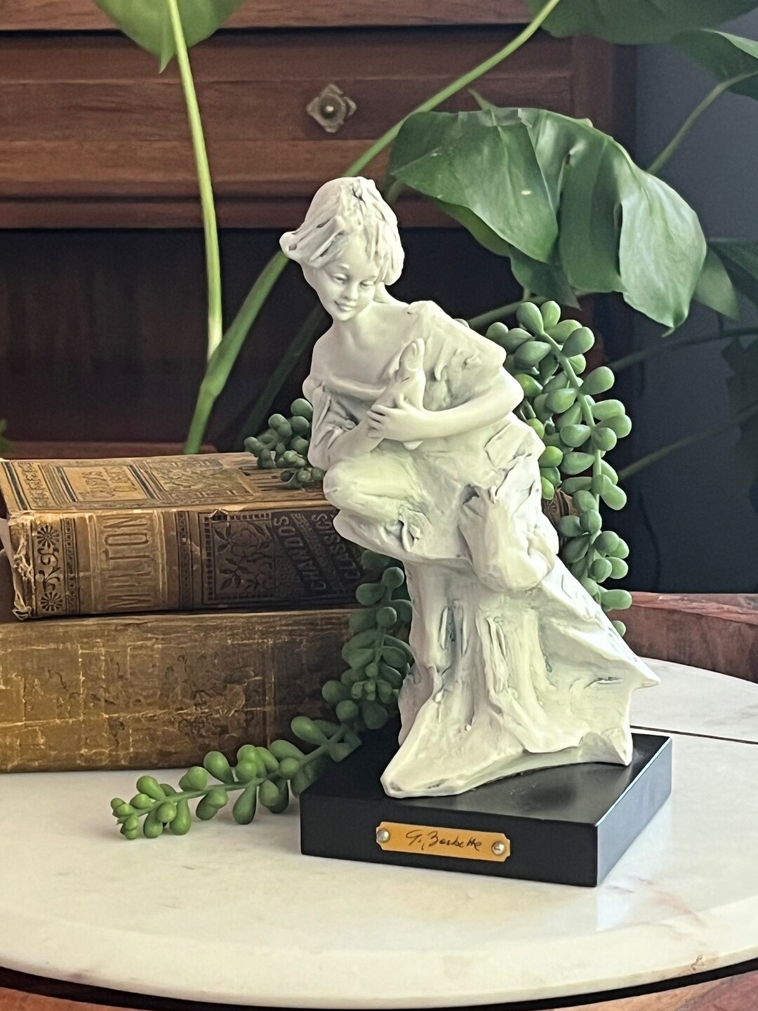 Porcelain Statue by Flavia Vera Porcellana Italy, Giovanni Barbetta ...