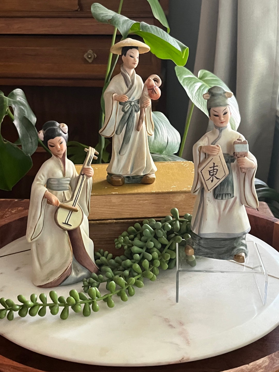 Set of 3 Lefton Asian Figurines - Etsy