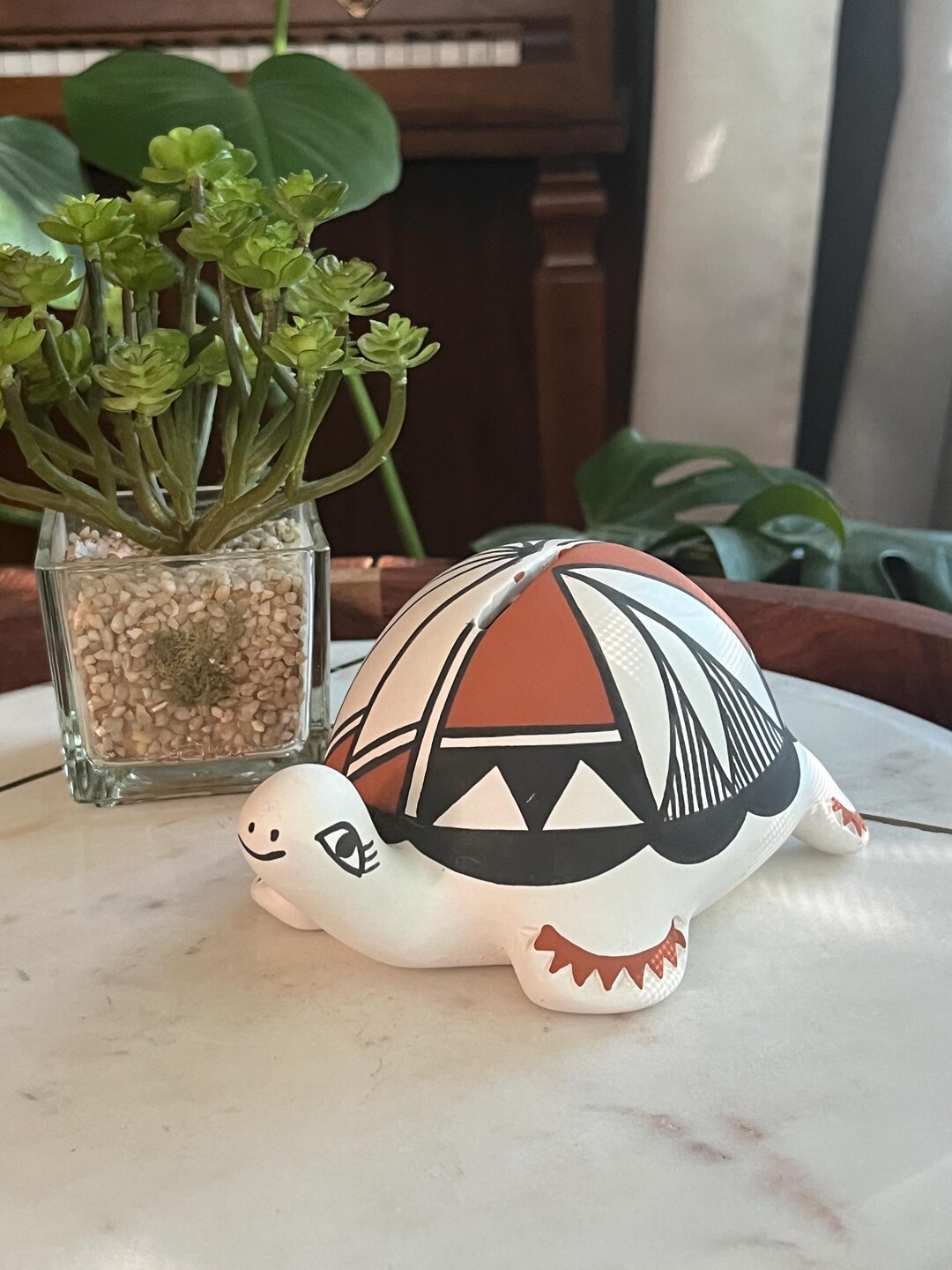 Acoma Pueblo Artisan Pottery Turtle Bank, Signed and Dated 2003 - Etsy
