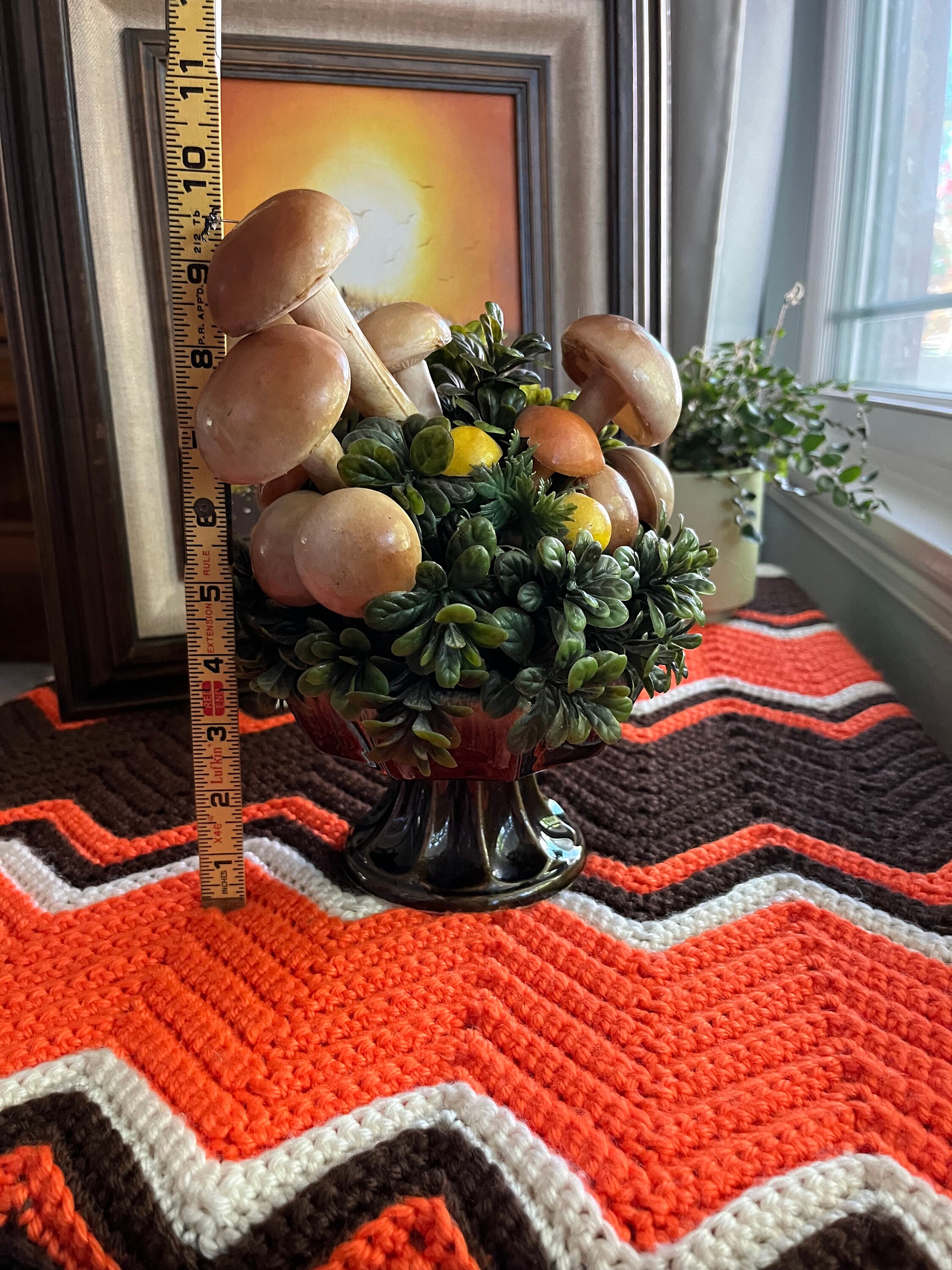 Vintage Mushroom Topiary in Hull Pottery - Etsy