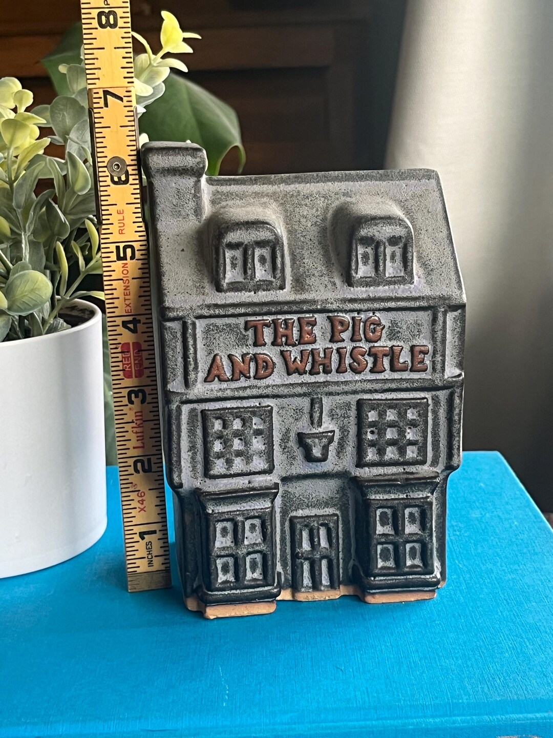 Tremar Pottery Ceramic Coin Bank, the Pig and Whistle Pub Building - Etsy