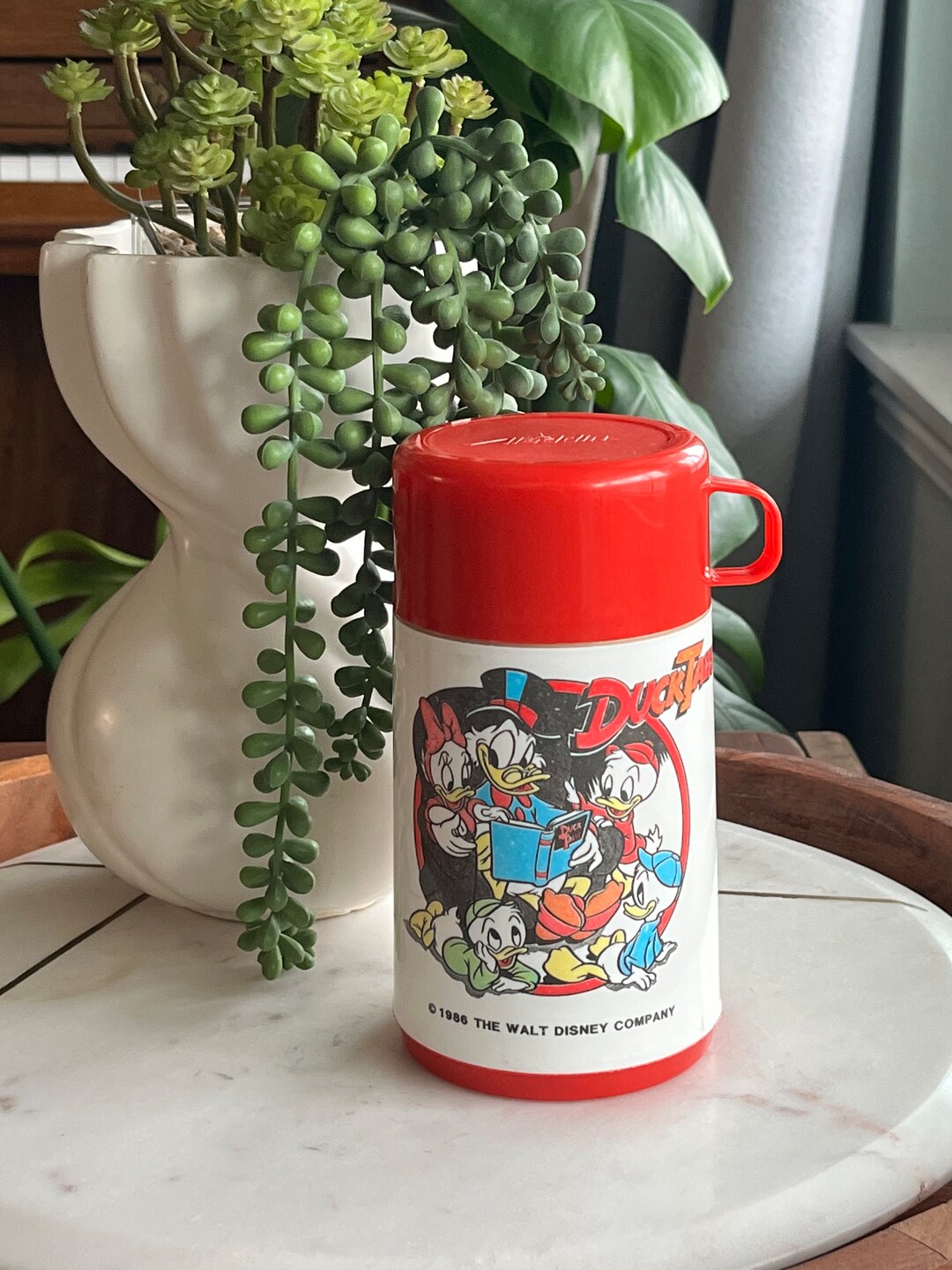 1986 Duck Tales Aladdin Thermos - Etsy
