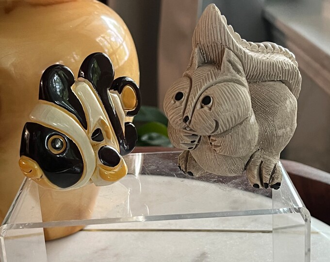 Choice of 2 Artesania Rinconada Animals, Clownfish or Squirrel. - Etsy