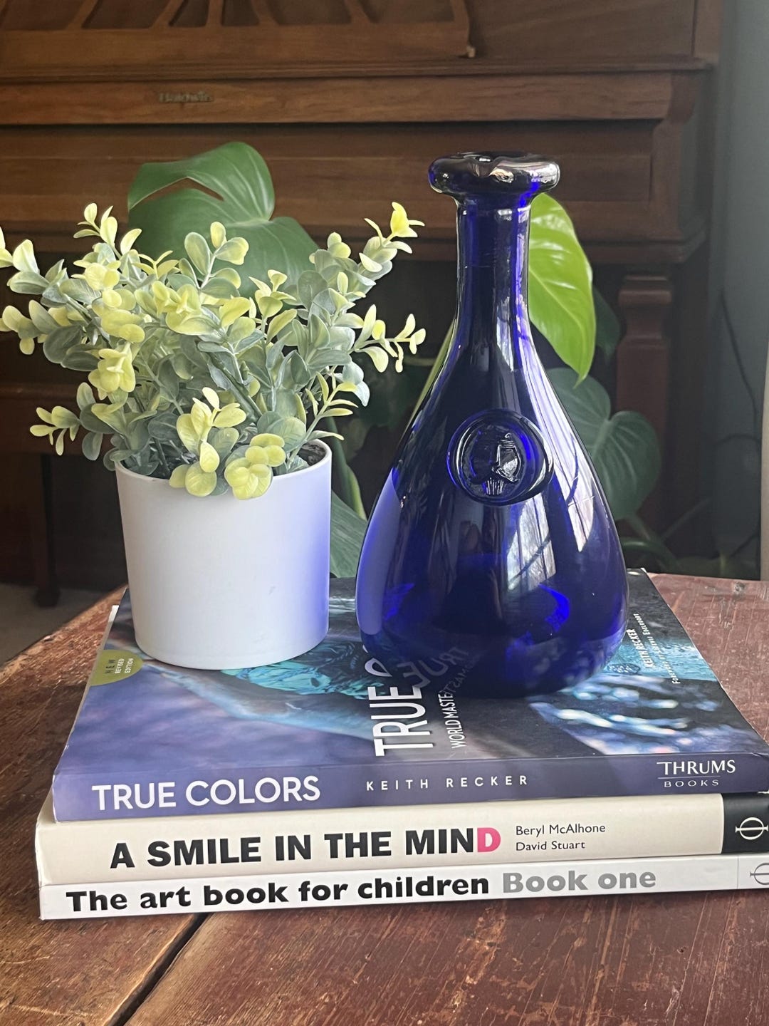 Holmegaard Denmark Viking Decanter or Carafe, Cobalt Blue, Designed by ...