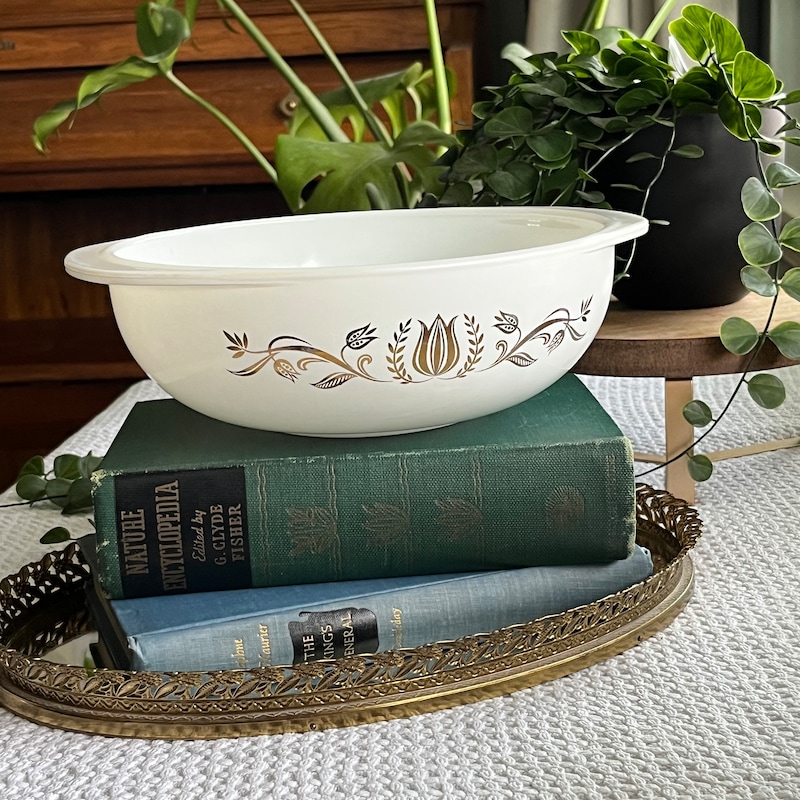 Pyrex Golden Tulip - Etsy