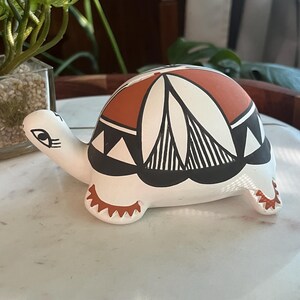 Acoma Pueblo Artisan Pottery Turtle Bank, Signed and Dated 2003 - Etsy
