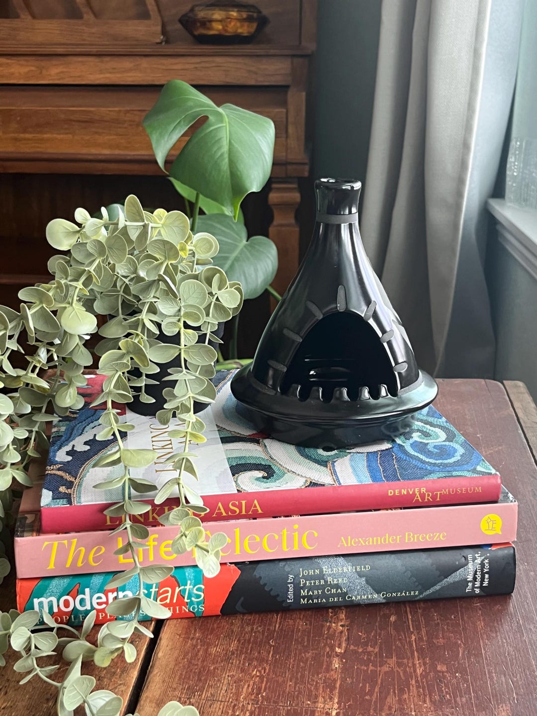 George and Georgene Garrett Cone Shaped Ashtray, Black, Southwest ...