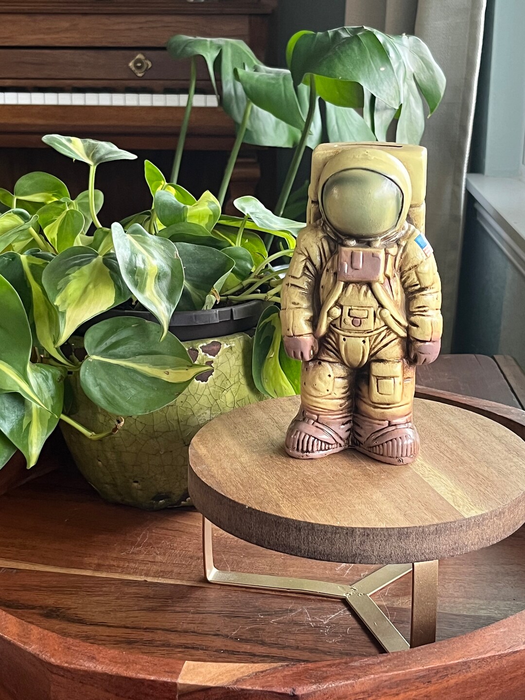 Ceramaster Chalkware Astronaut Coin Bank - Etsy