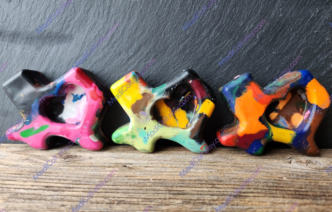 Texas Shaped Crayon Crayons Color Gift Holiday Texas - Etsy