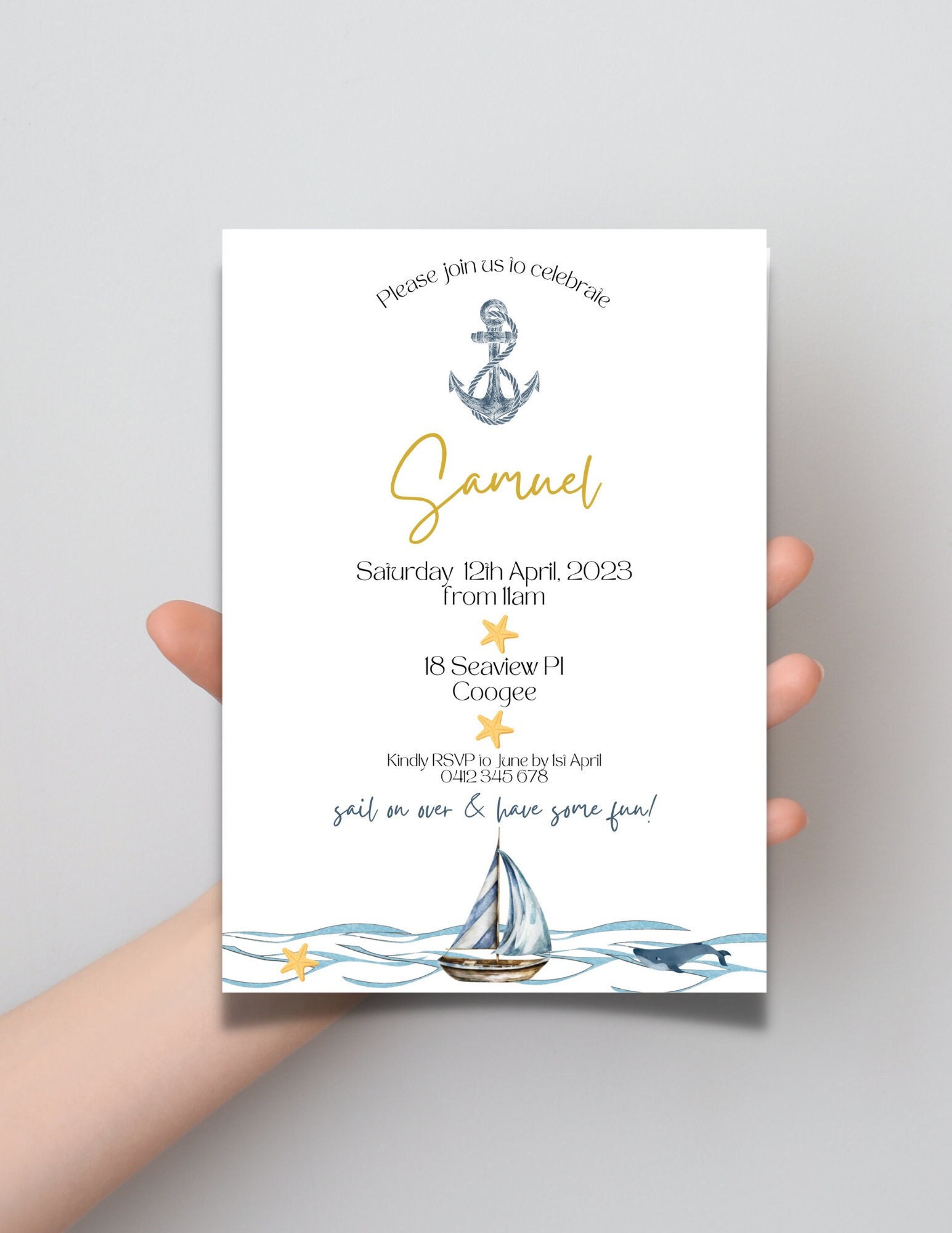 Fun Nautical Invitations