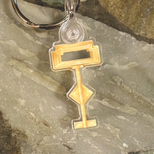 Vault Key Keychain - Etsy