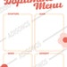 Dopamine Menu Template ADHD Self Care retro Groovy - Etsy