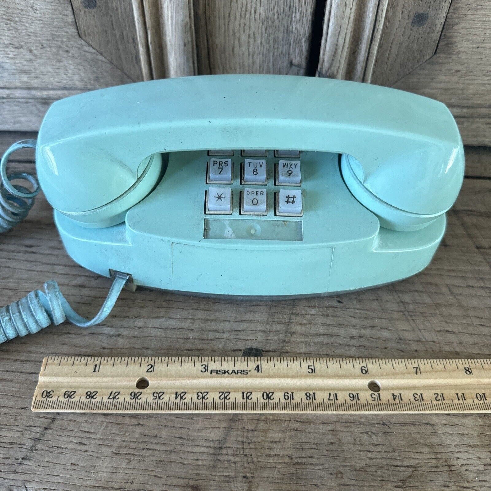 Vintage Turquoise Western Electric Princess Bell Touchtone Desk ...
