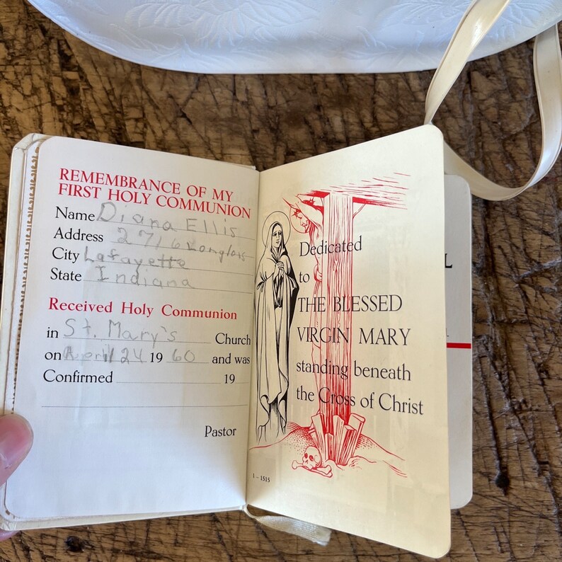 Vintage 1960 Catholic My First Holy Communion Box Set With - Etsy