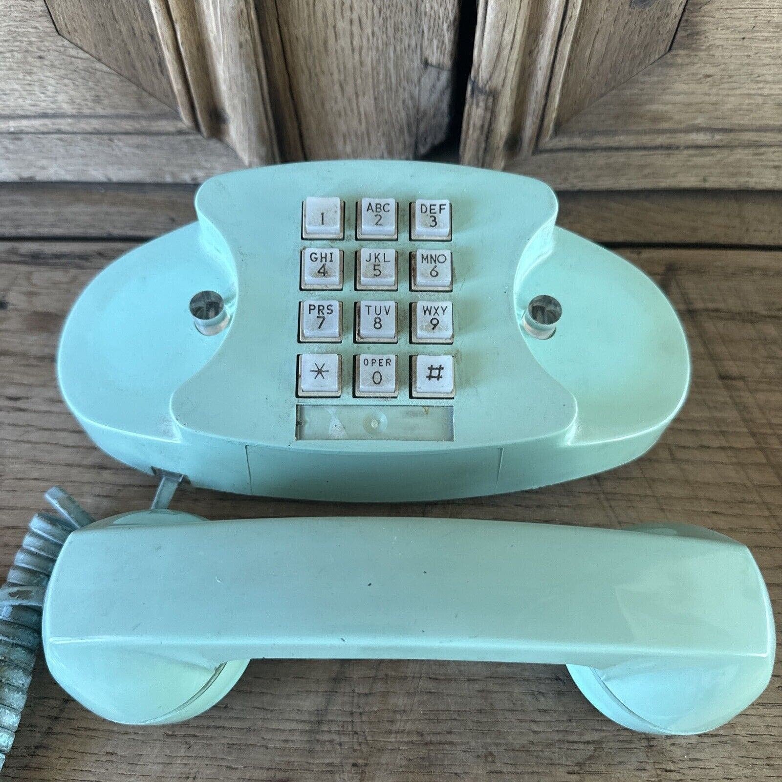 Vintage Turquoise Western Electric Princess Bell Touchtone Desk ...