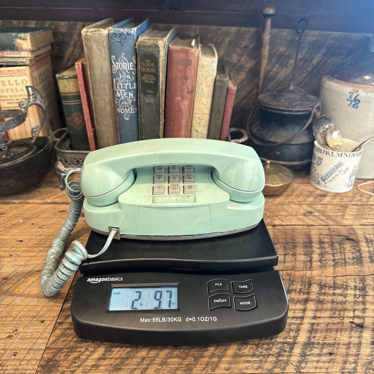 Vintage Turquoise Western Electric Princess Bell Touchtone Desk ...