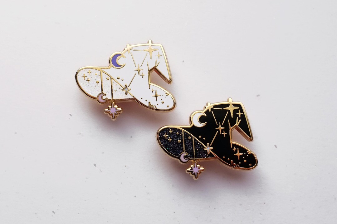 Constellation Witch Hat Enamel Pin - Etsy