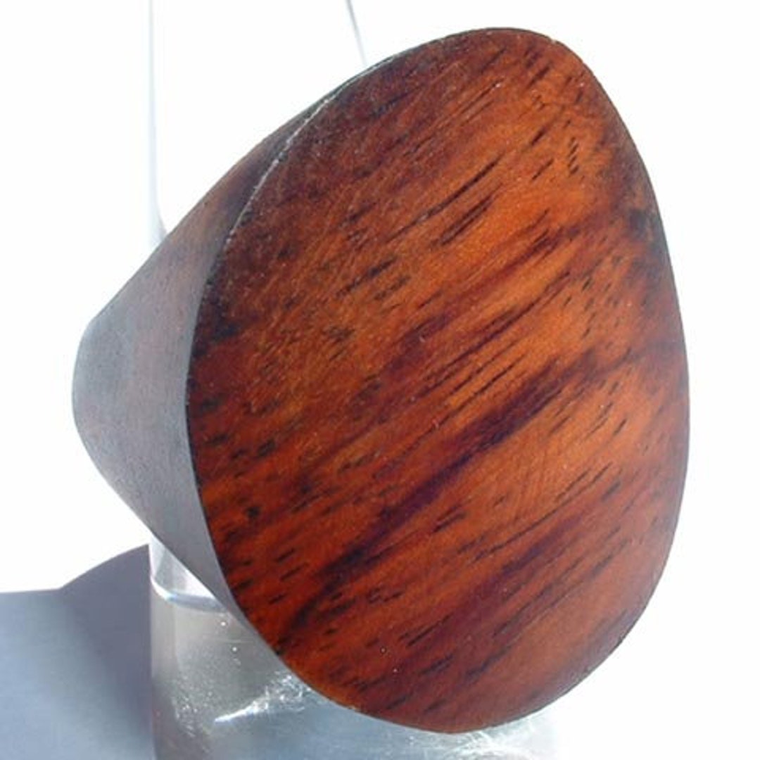 AR019 Wooden Ring Sono Wood Mens Womens Organic Handmade Natural Unique ...