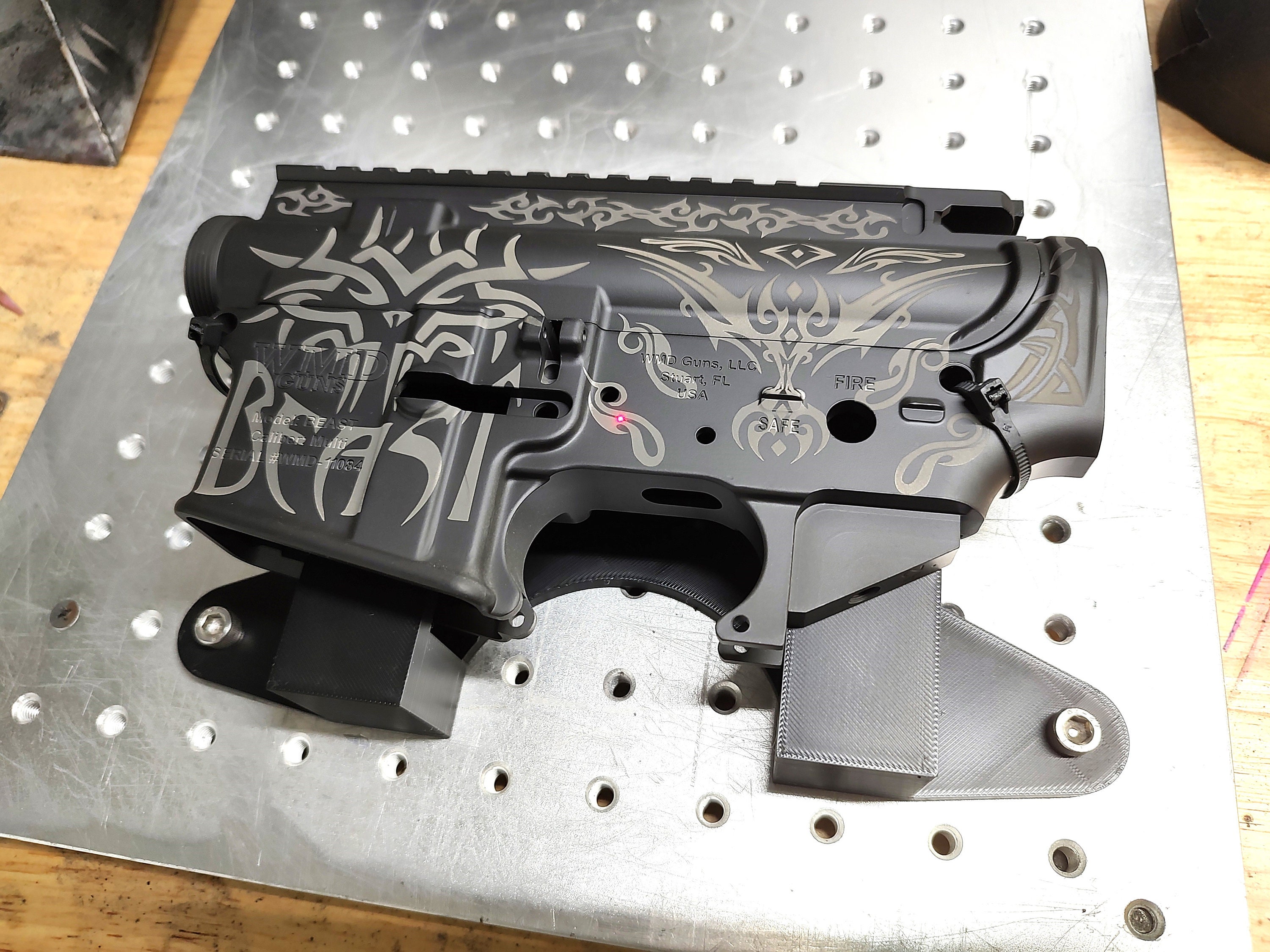 AR15 Laser Engraving Jig - Etsy