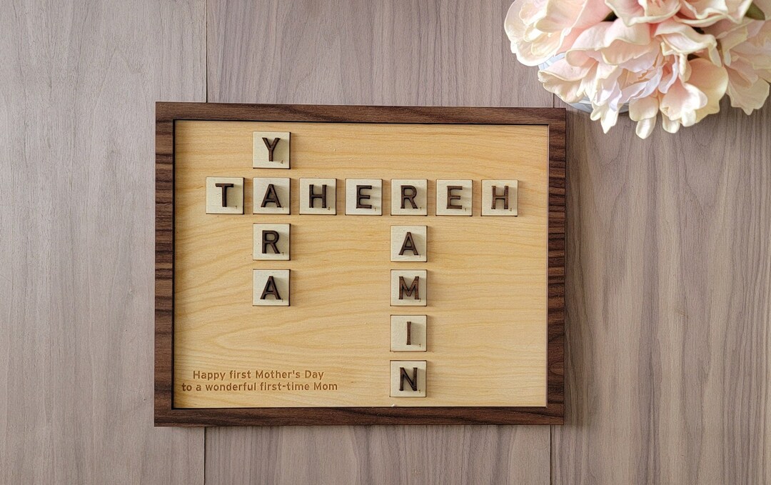 Family Scrabble Tile Sign, Family Names, Scrabble Board Sign, Scrabble ...