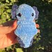 Baby Blue Axolotl, Handmade Crochet Plushy, Stuffed Animal - Etsy