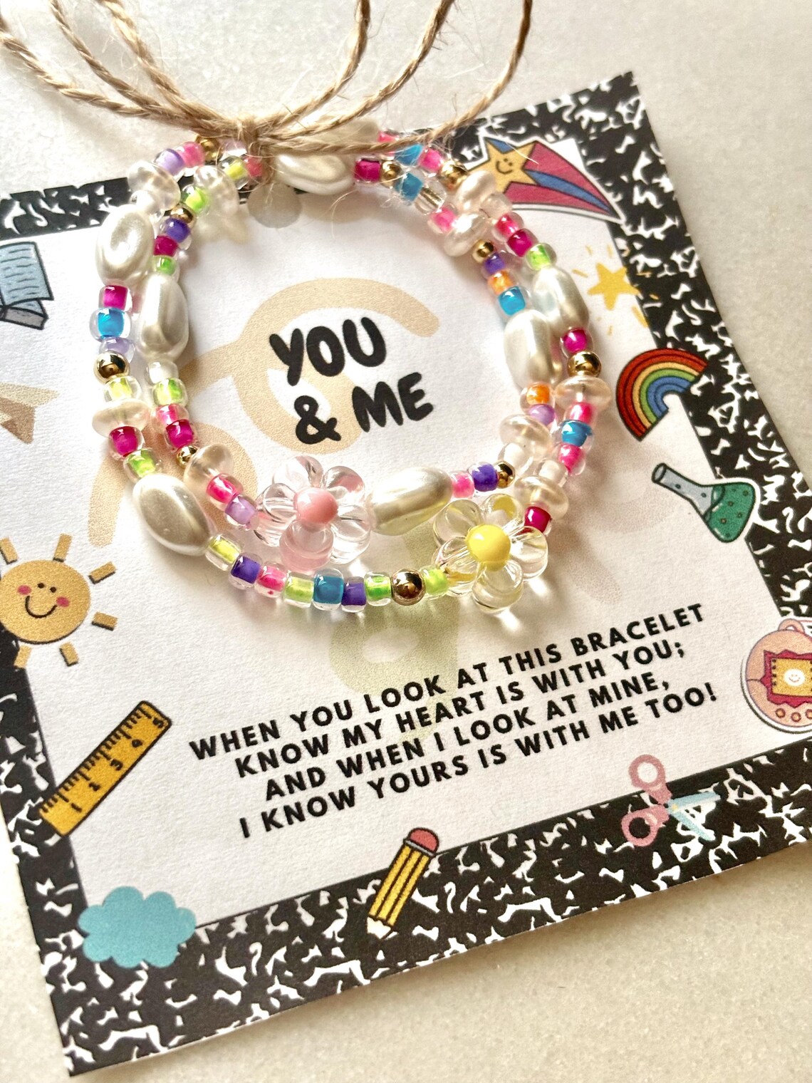 First Day of School Gift | Back to School Bracelets | Mama & Mini ...