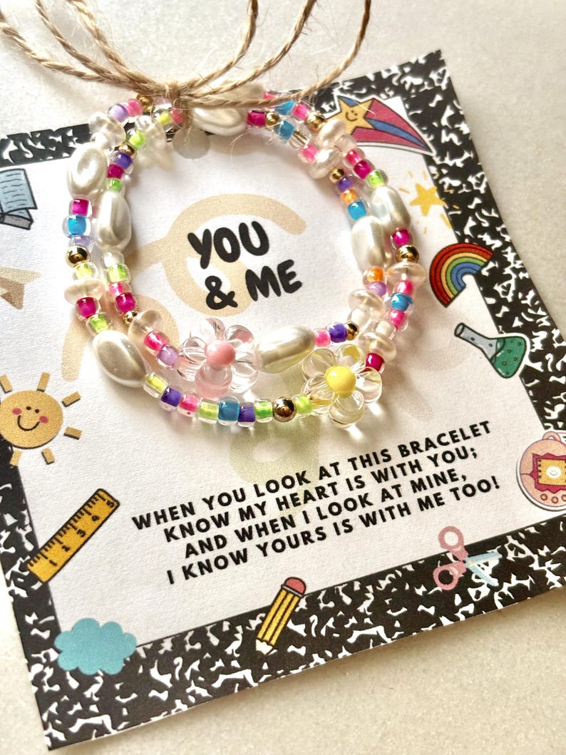First Day of School Gift | Back to School Bracelets | Mama & Mini ...