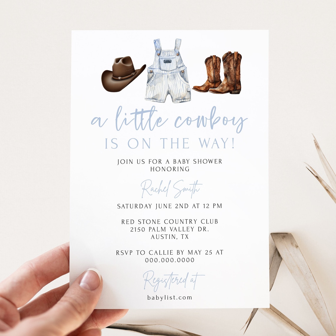 Cowboy Baby Shower Little Cowboy on the Way Little Cowboy Baby Shower ...